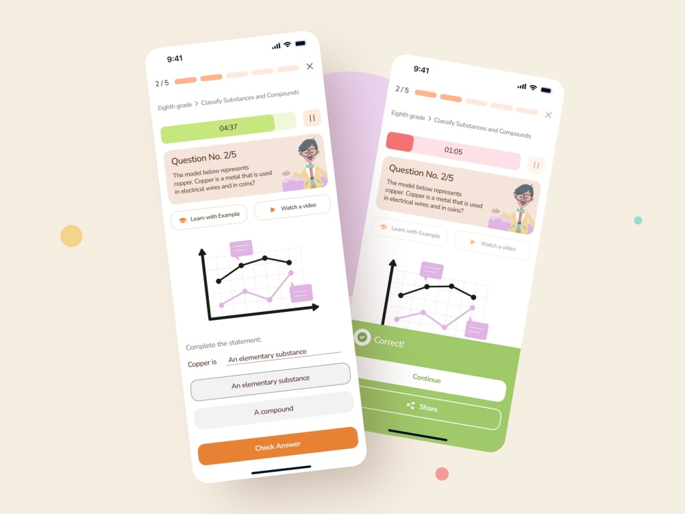 A UI/UX Design Solutions For an Educational Mobile/Web Application ...