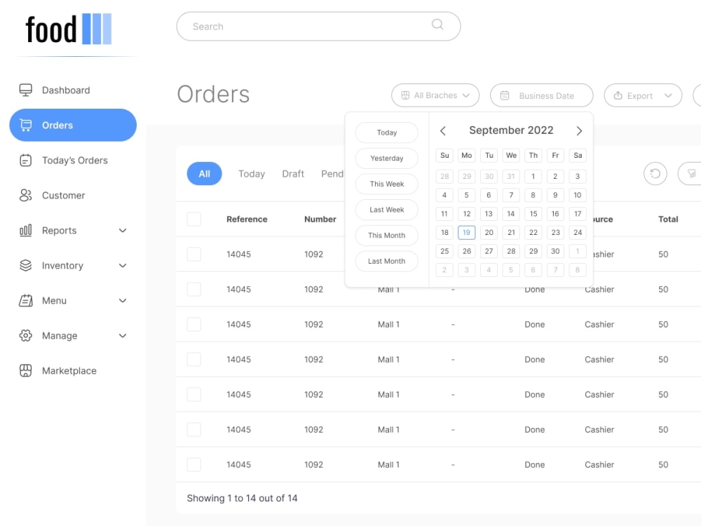 Pos restaurant management UX design in figma | Upwork