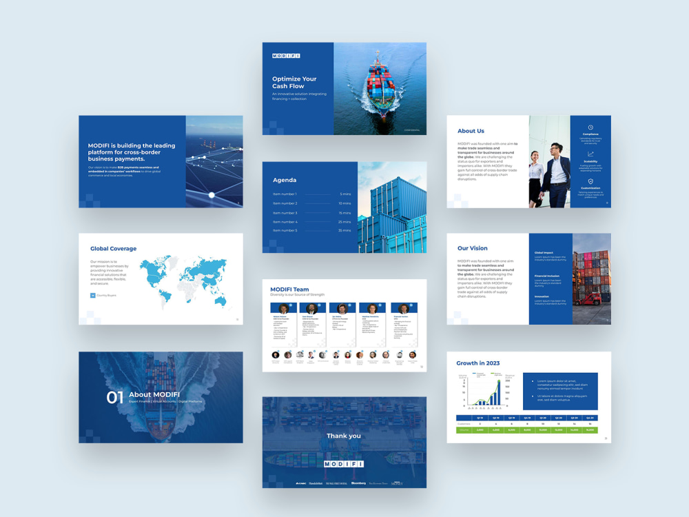 A visually appealing Presentation, Pitch Deck for your company/business ...
