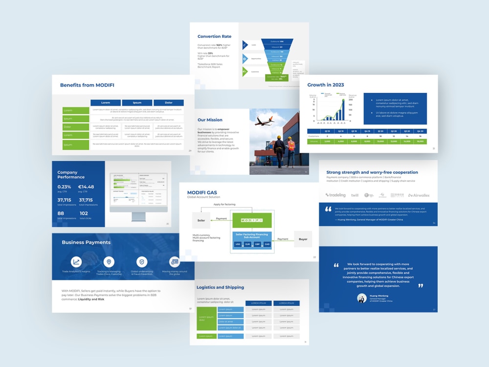 A visually appealing Presentation, Pitch Deck for your company/business ...