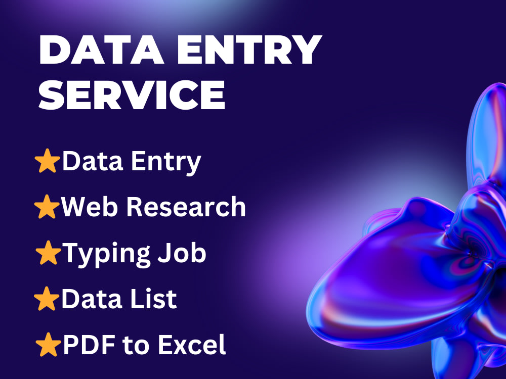 Excel data entry, data entry, PDF to excel data entry | Upwork