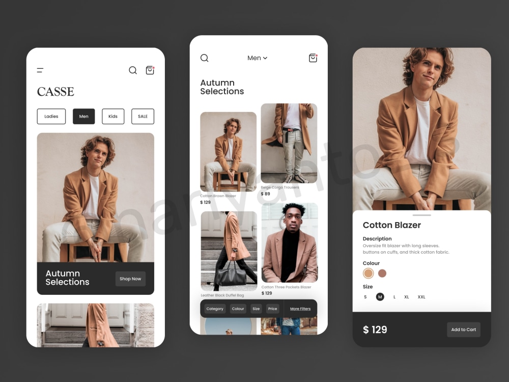 A clean mobile app UI UX design | Upwork