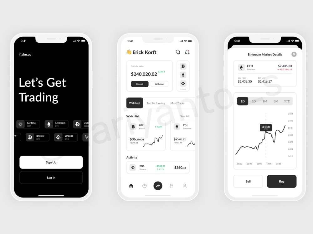 A clean mobile app UI UX design | Upwork