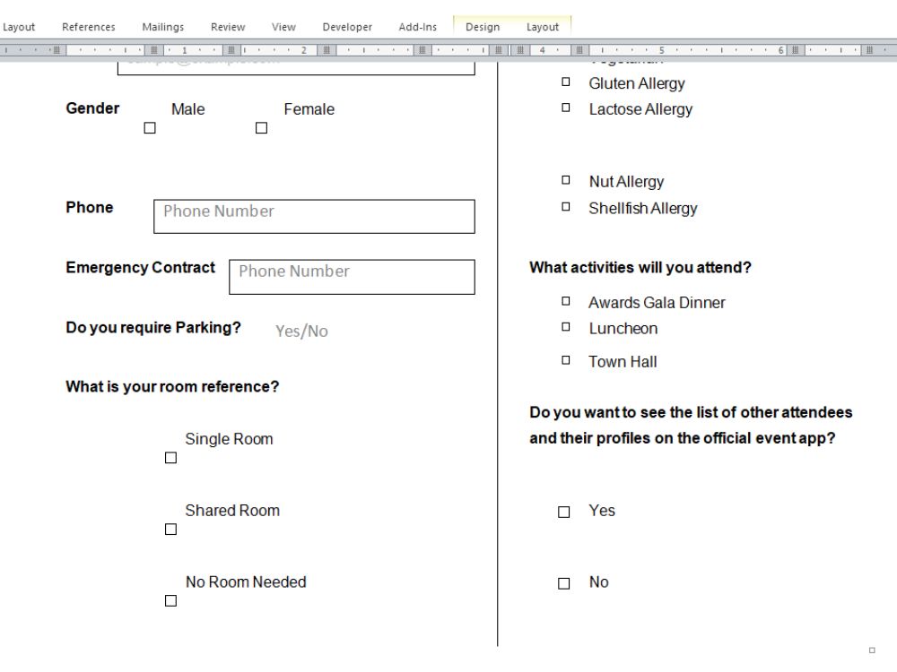 High-quality Microsoft Word Fillable Form and MS Word Typing | Upwork