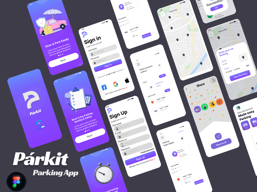 Unique modern amazing app UI UX design in figma or adobe xd | Upwork