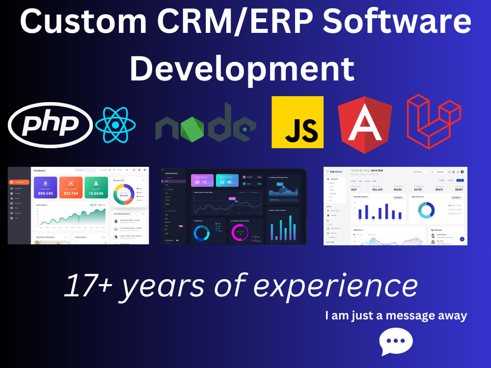 Custom CRM Software, Web Application or SaaS Product Development | Upwork