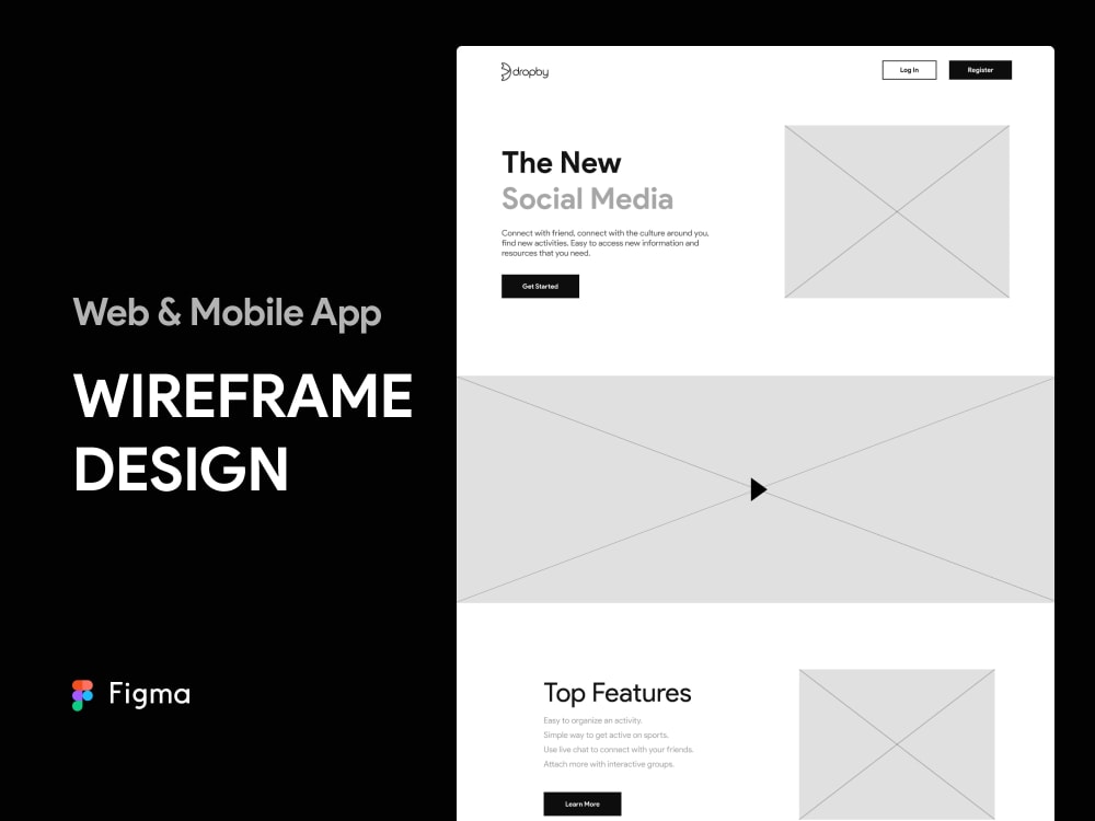 Sketch and wireframe design for website and mobile app | Upwork