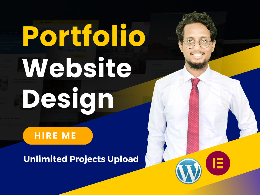 A modern WordPress portfolio website | Upwork
