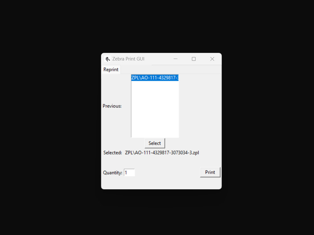 Basic Zebra Printing App | Upwork