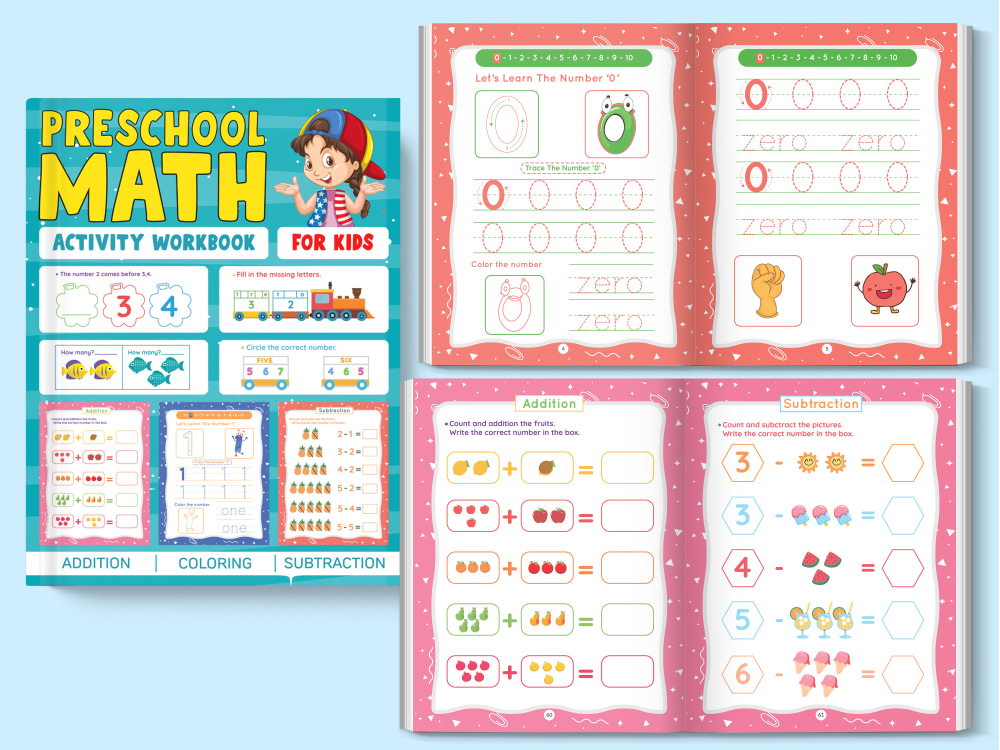 Custom activity books, worksheets, and workbooks for Amazon KDP and ...