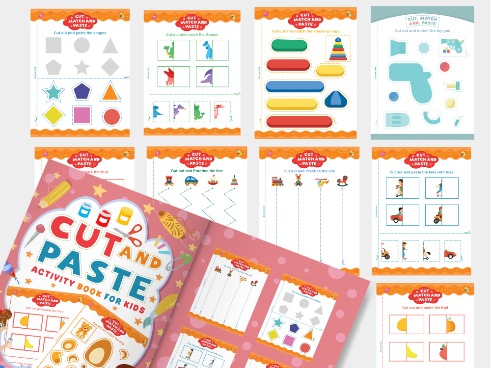 Custom activity books, worksheets, and workbooks for Amazon KDP and ...