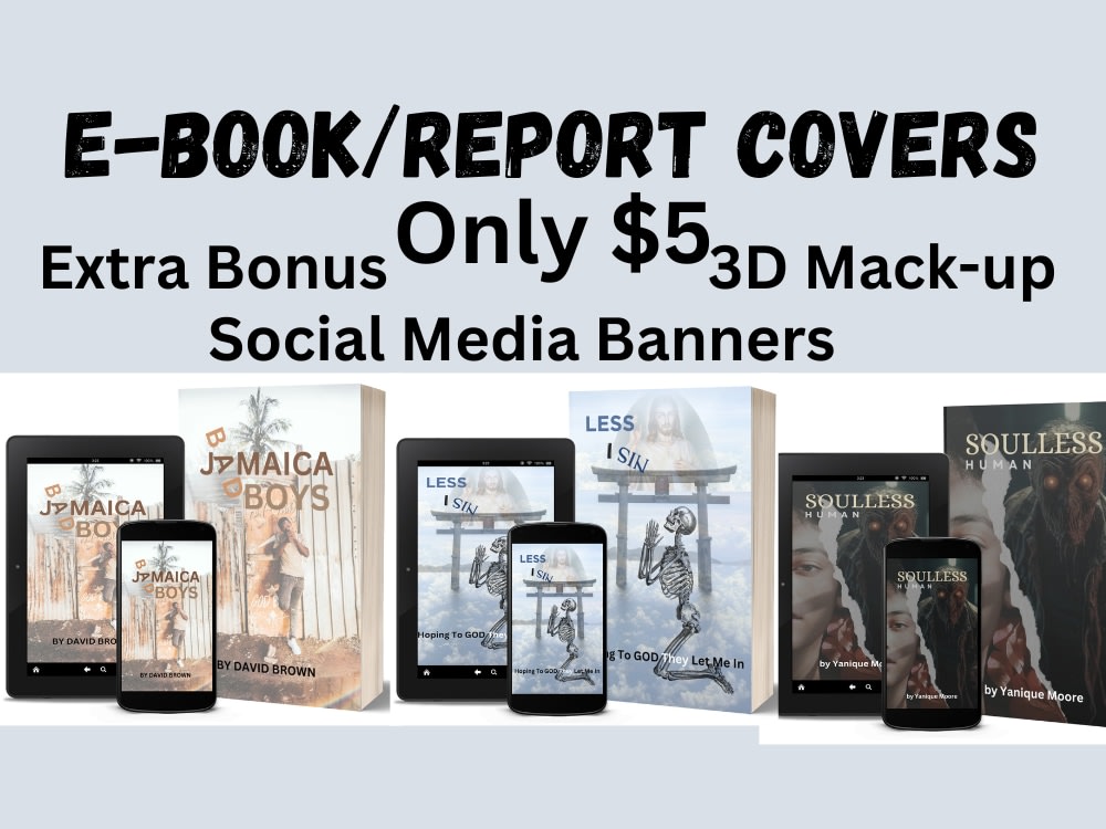 Create your digital book cover | Upwork