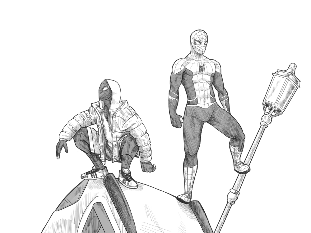 An Advanced Sketch of Your Character/Object/Scene/Illustration | Upwork