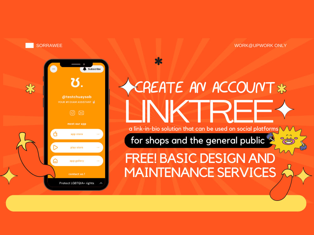 A professional Linktree with a fantastic design! for your business 🌺 ...