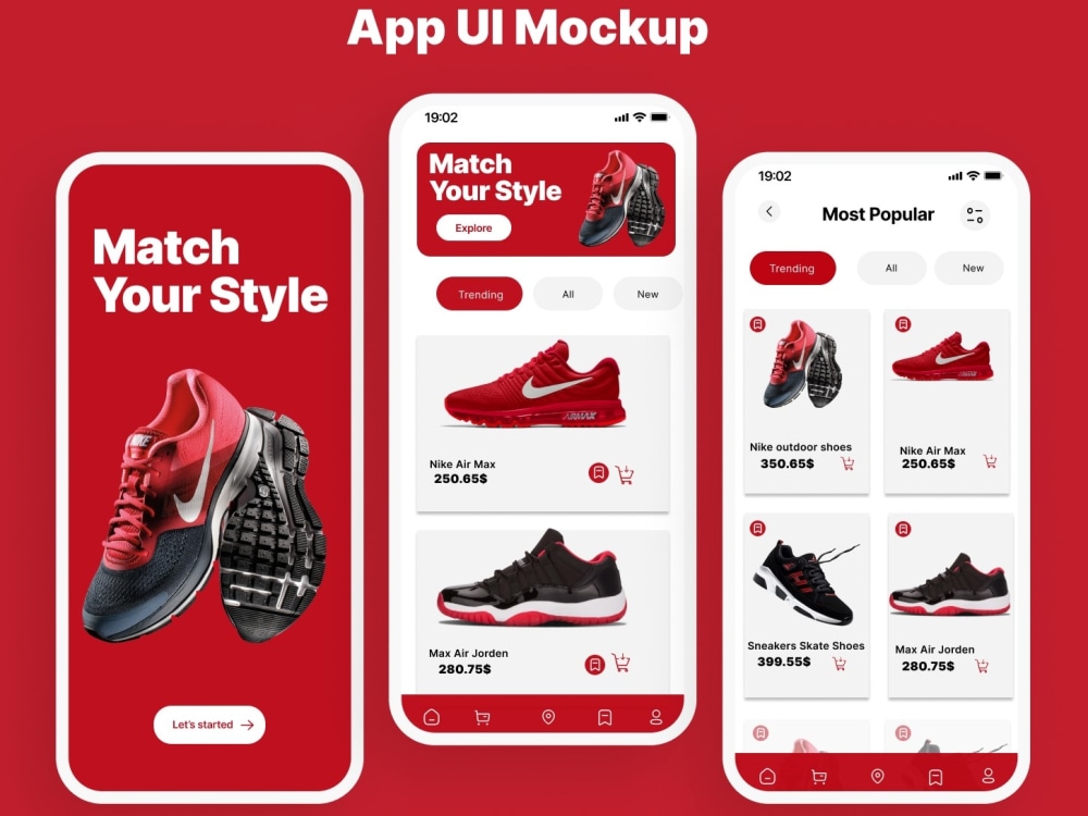 Fantastic app UI mockup designs | Upwork