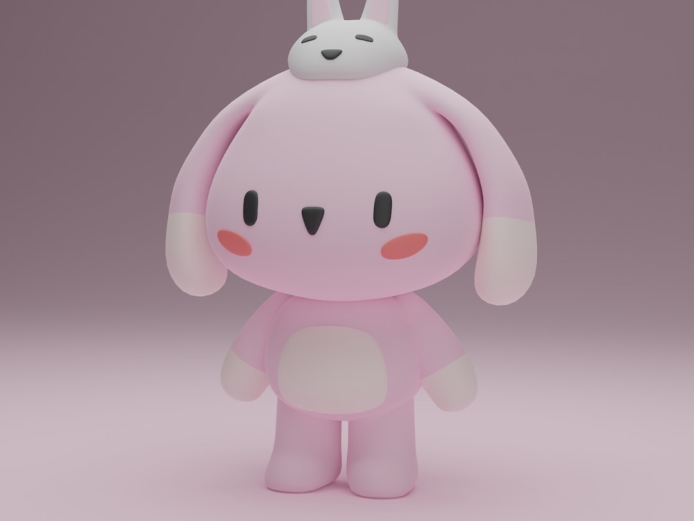 3d cute character model | Upwork