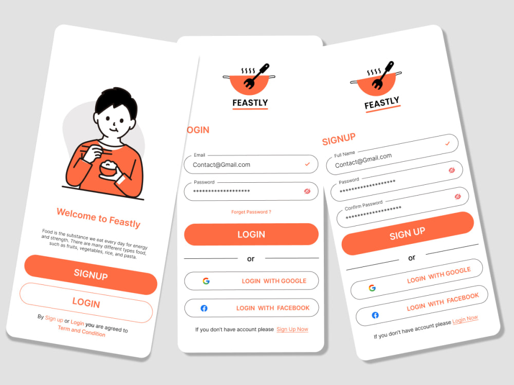 Mobile app ui design in figma | Upwork