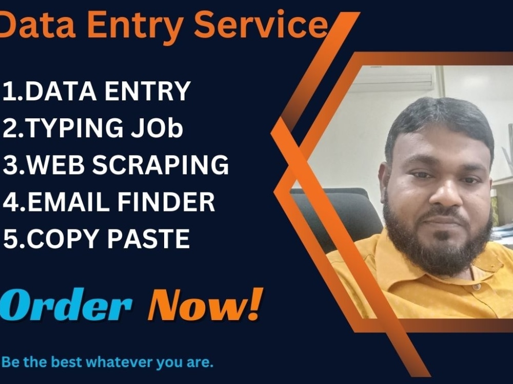 Definite data entry, web scraping, copy paste, typing job | Upwork