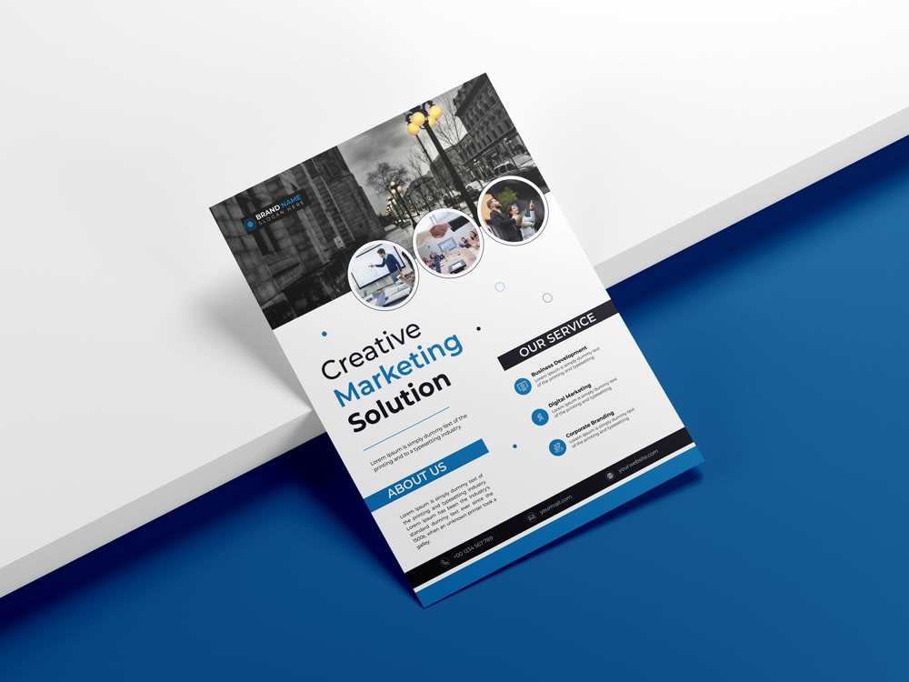 Awesome print-ready business flyers and corporate flyer design | Upwork
