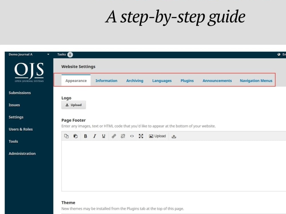 Open Journals system installed, or upgraded | Upwork