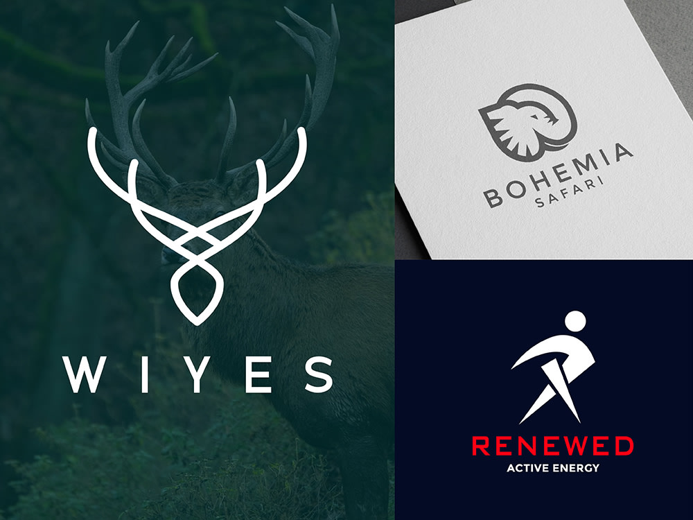 Modern professional minimalist business logo design for your company ...
