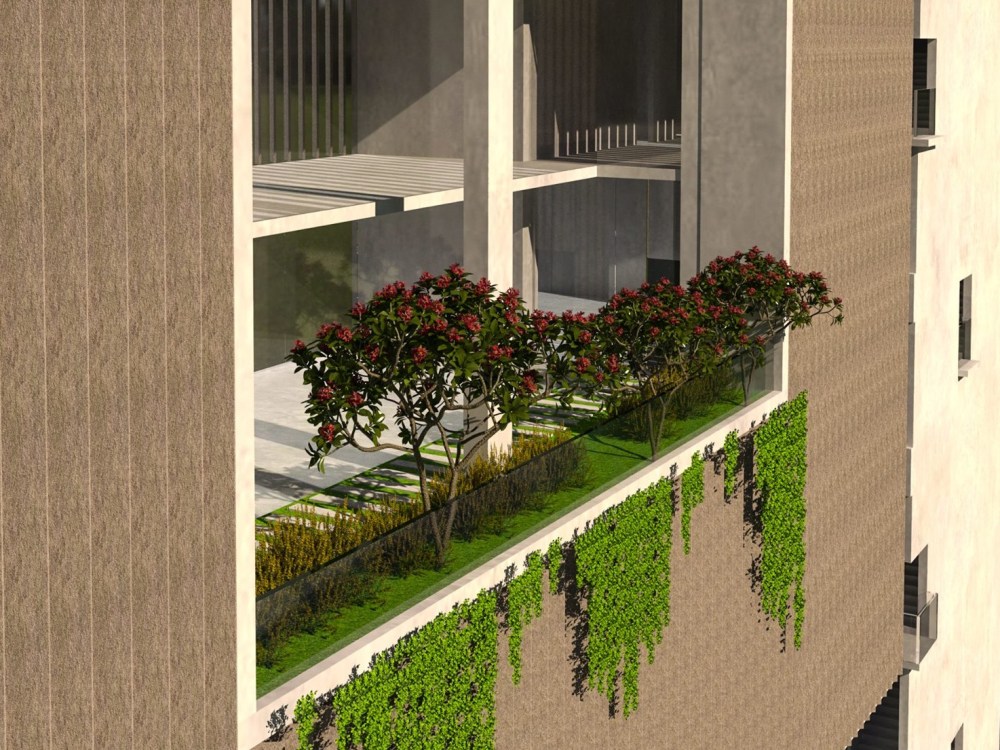 High rise commercial building 3d view detail | Upwork