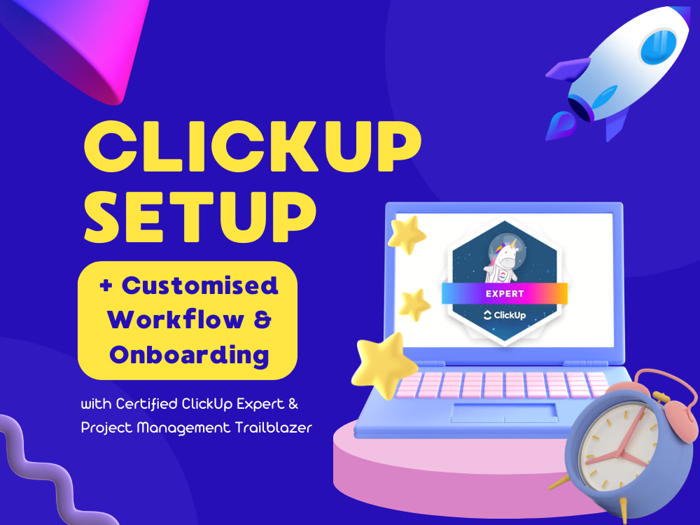 ClickUp Setup, Customised Workflow Implementation & Team Onboarding ...