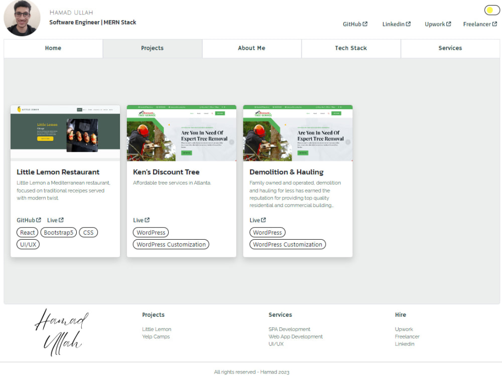 MERN Stack Application | React | Express | MongoDB | NodeJS | Upwork