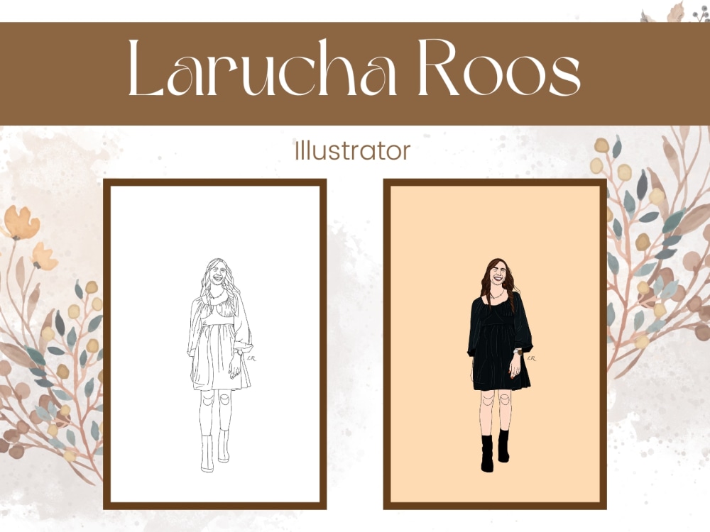 A line or colour drawing | Upwork