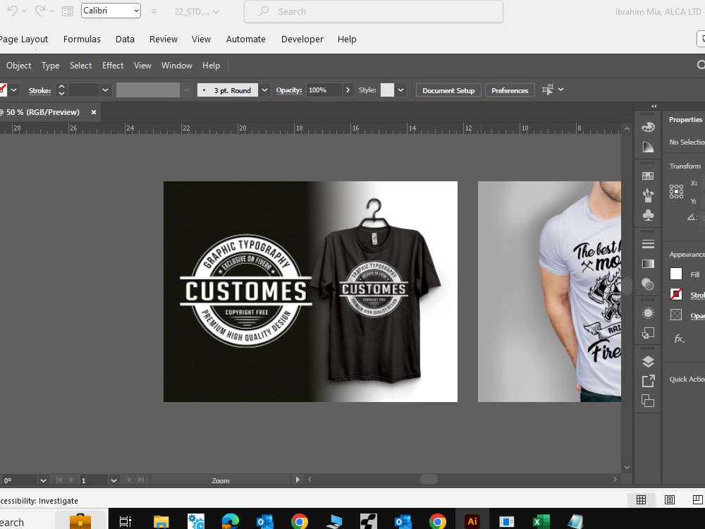 An awesome custom T-Shirt Design and Logo Design | Upwork