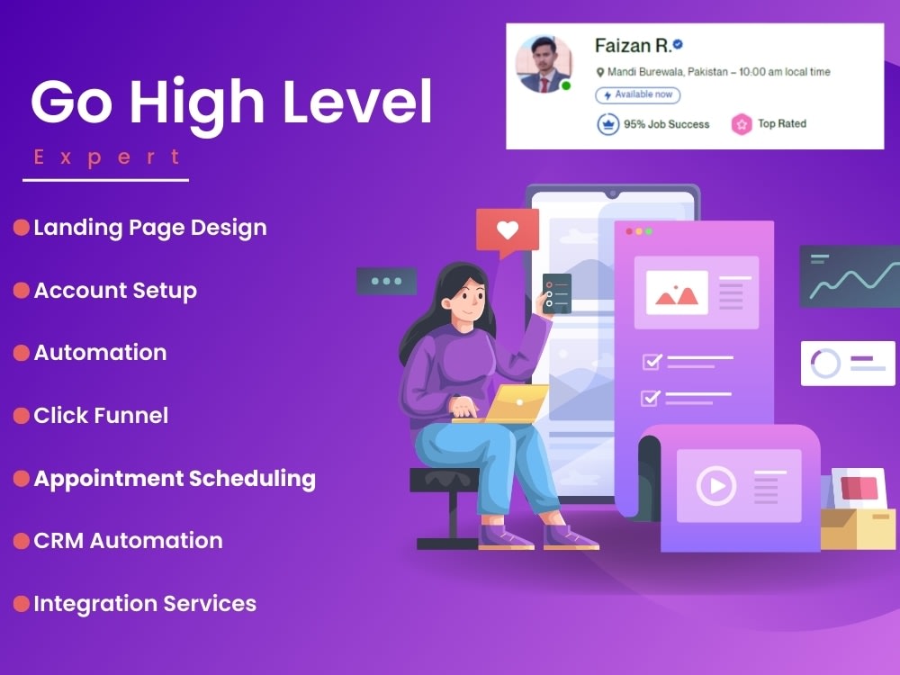 Ghl Expert Responsive Landing Pages Automation Ghl Account Expert