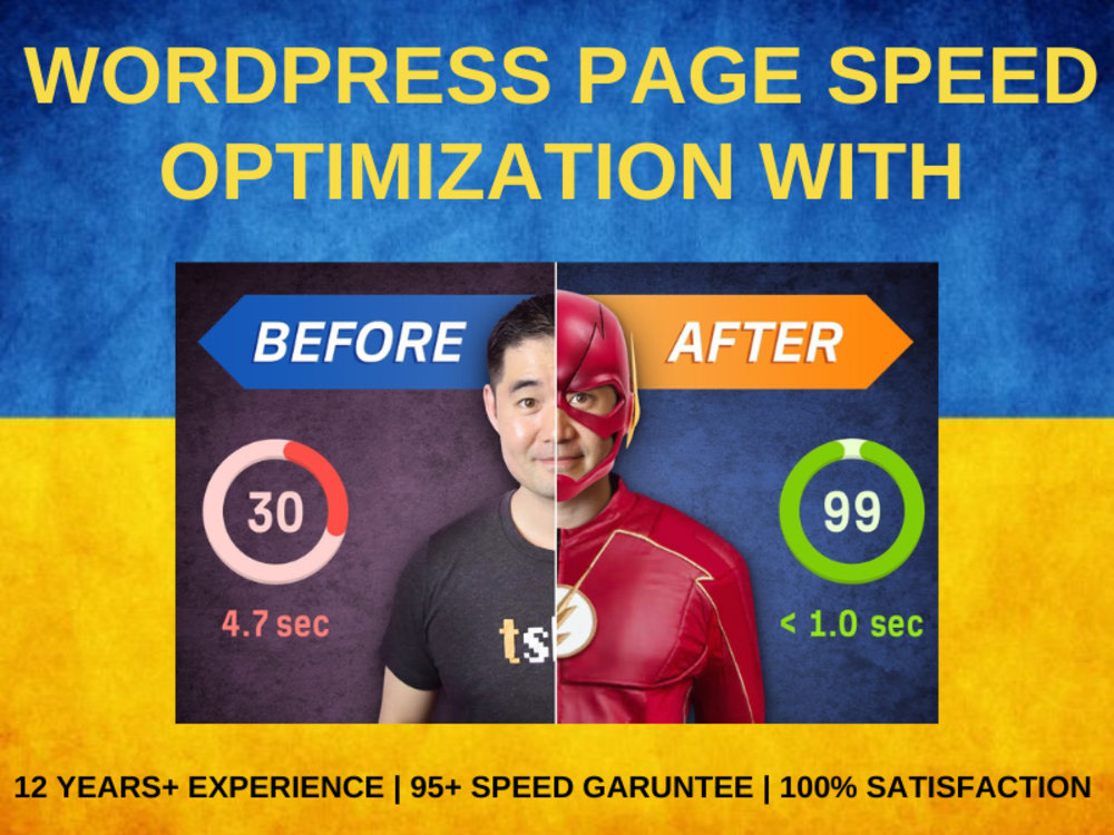 95% Score with Page Speed Optimization- WordPress Speed Optimization Expert | Upwork
