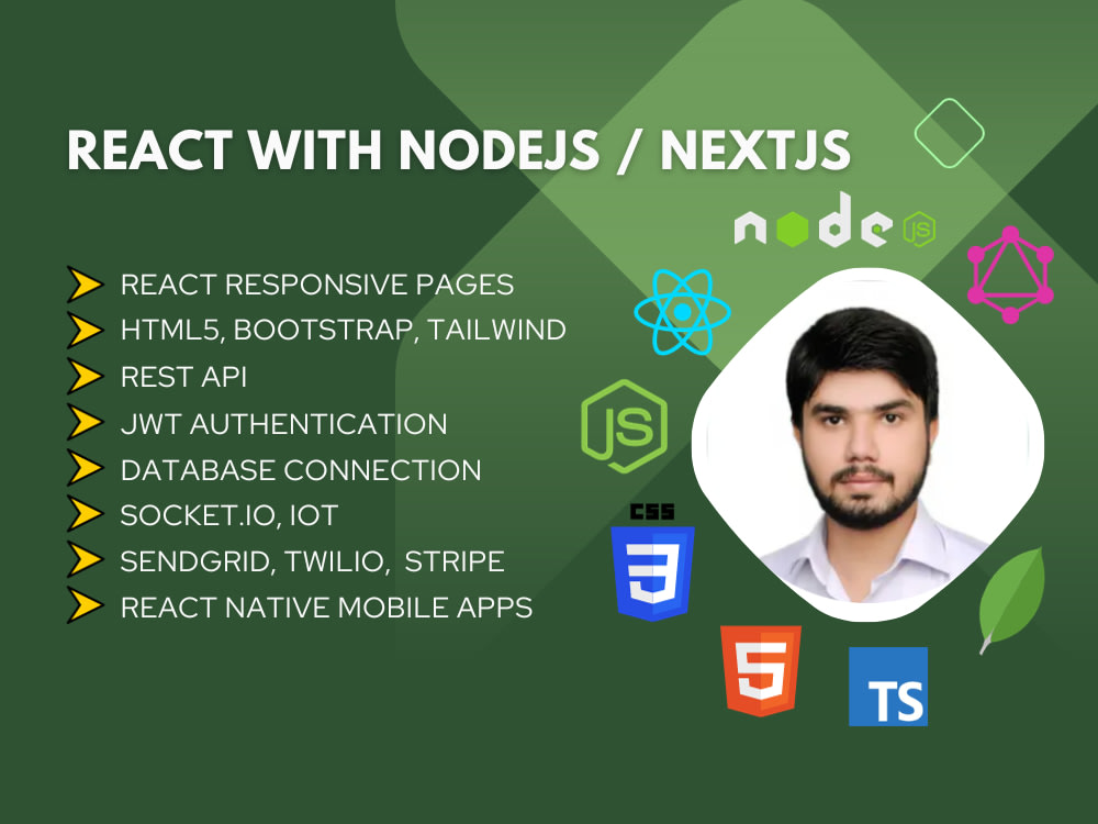 React and NodeJS/NextJS application (MERN Stack Developer) | Upwork