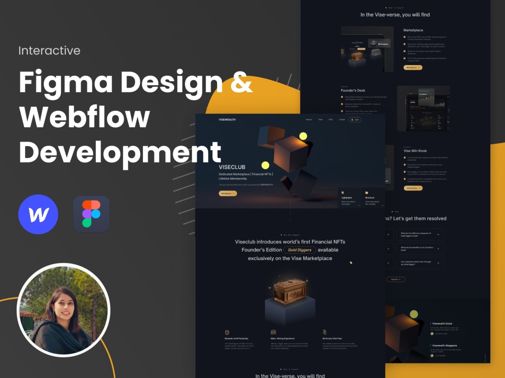 Modern weblfow website or convert your figma website to webflow | Upwork