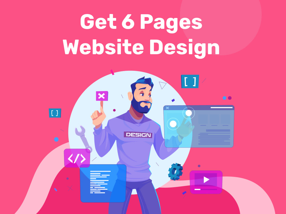 Six pages website FIGMA designs | Upwork