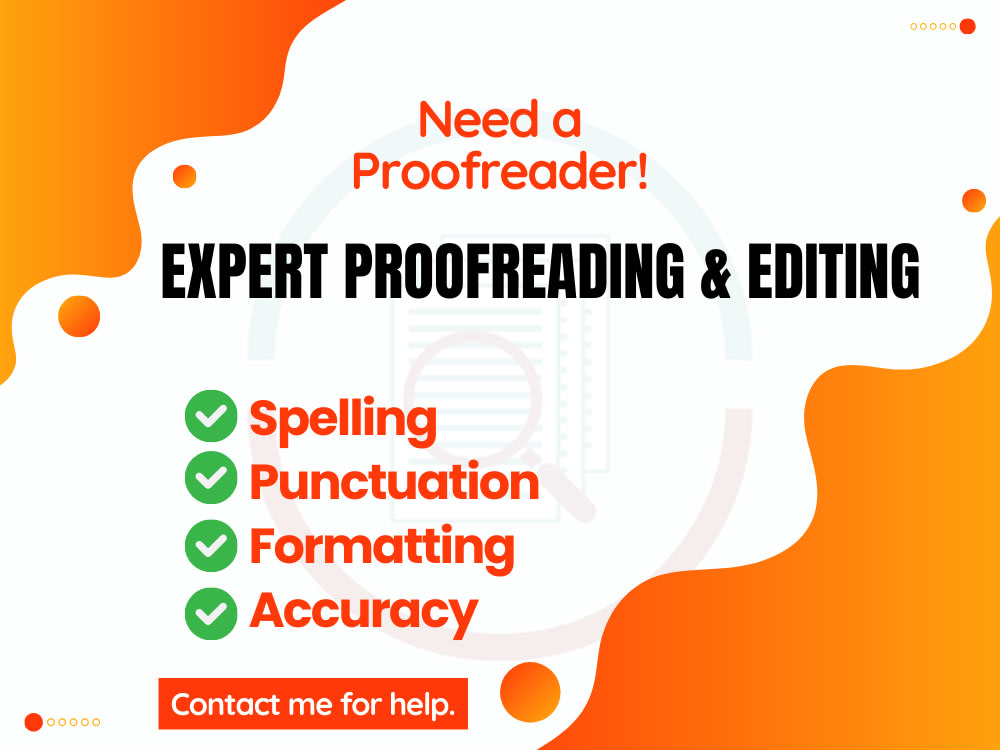Specialized Proofreading and Editing for your Documents and Papers | Upwork