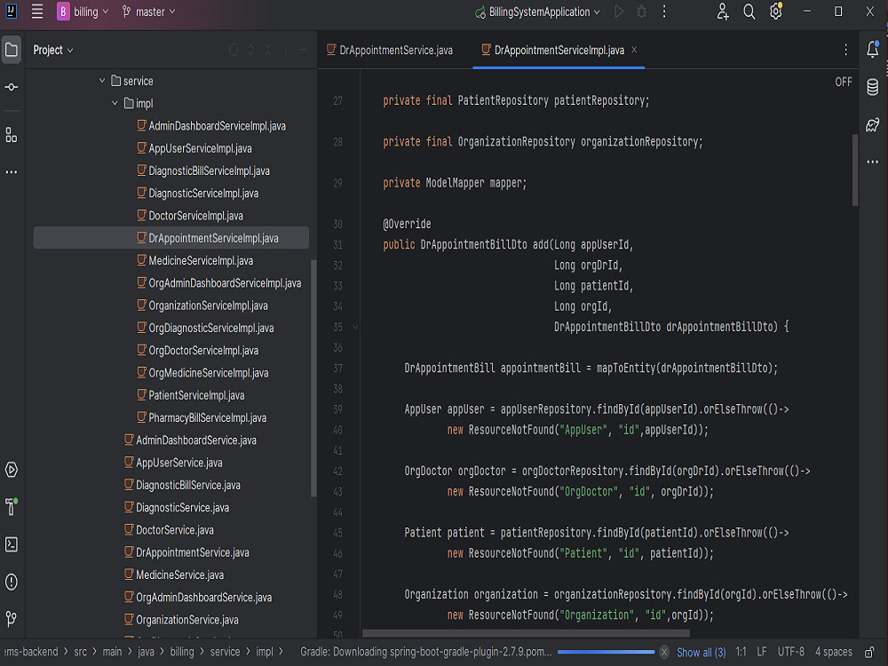 Java Spring Boot project | Upwork