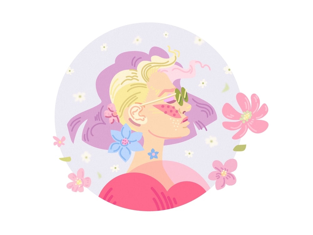 Vector portrait for logo or sticker | Upwork