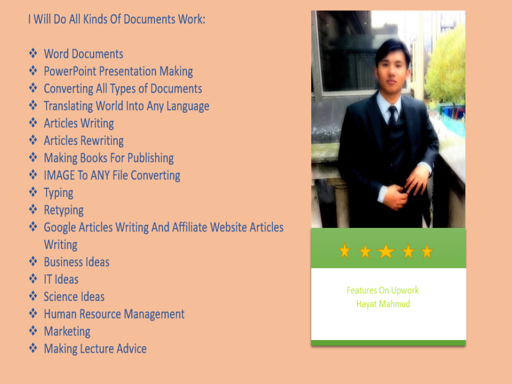 Help from me Documenting, Converting, Articles Writing, Book ...