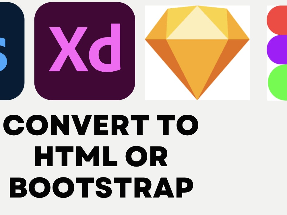 Your Design(Figma, Xd, Psd,...) to Responsive Html | Upwork
