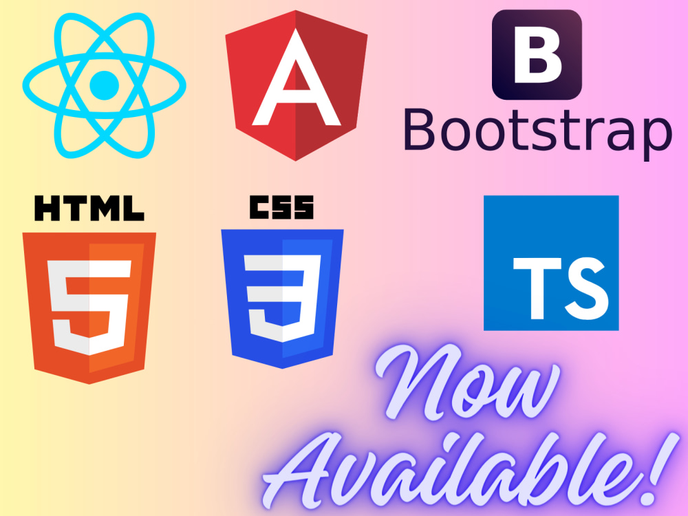 React.js, Angular.js, Next.js, Bootstrap, Javascript Front-end ... React.js, Angular.js, Next.js, Bootstrap, Javascript Front-end ...