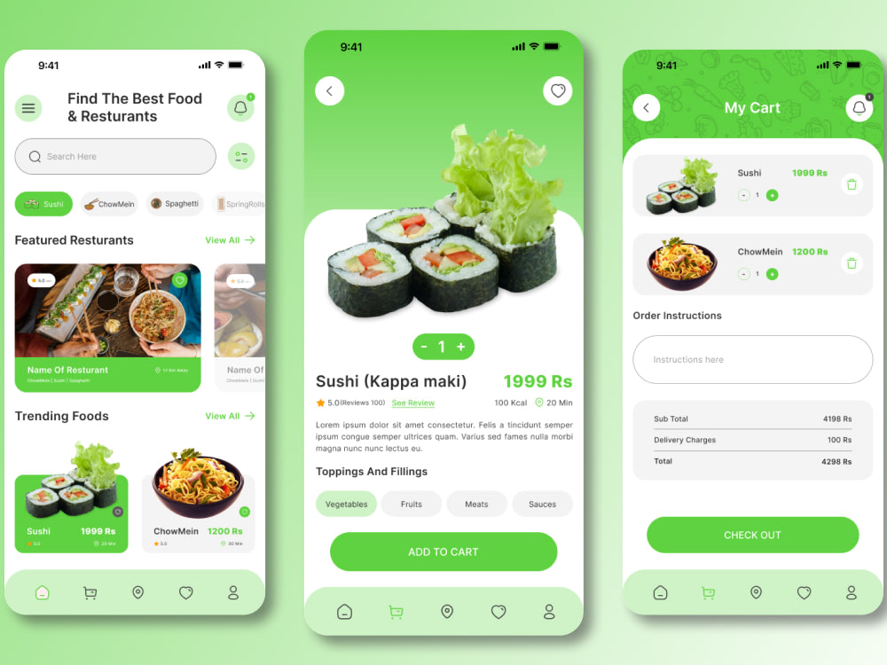 A Creative App Ui Mockup Design Upwork