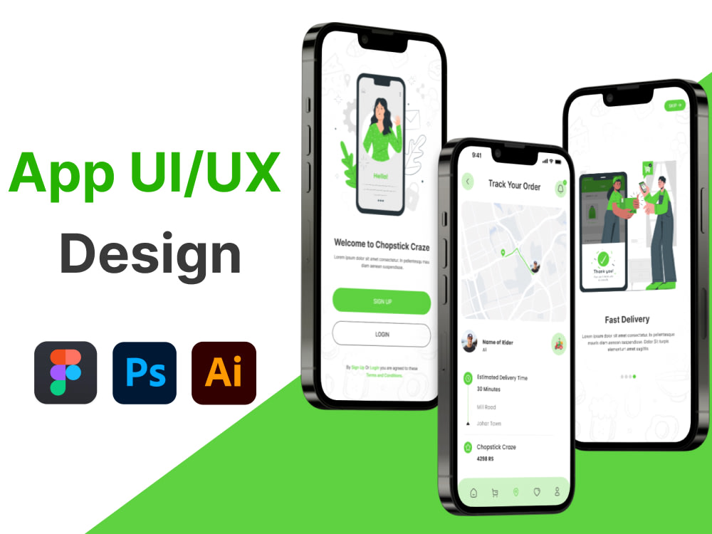 A high fidelity UI mobile app UIUX design app mockup in Figma | Upwork