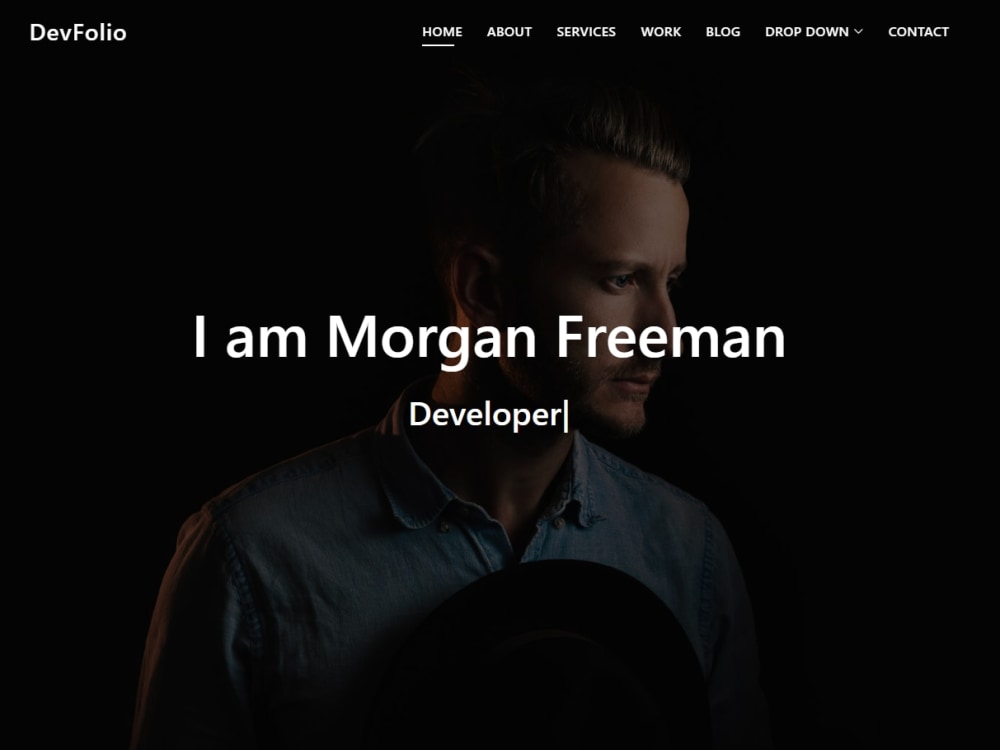 An amazing portfolio for Programmer and web developer | Upwork