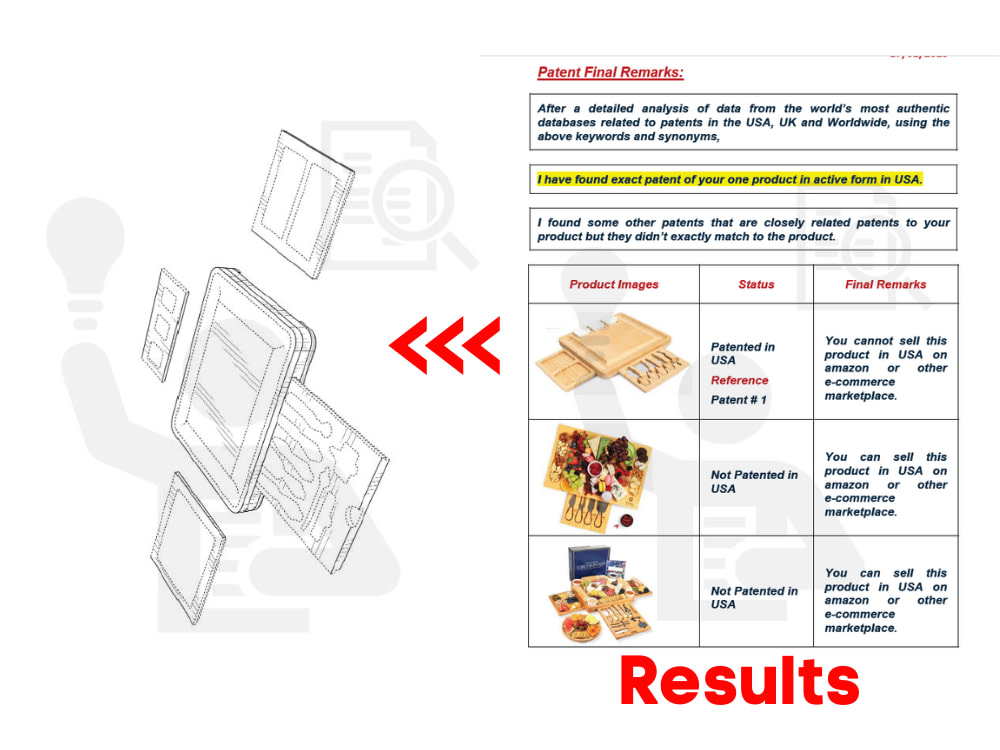 A deep Patent Research, Analysis of designs and Report | Upwork