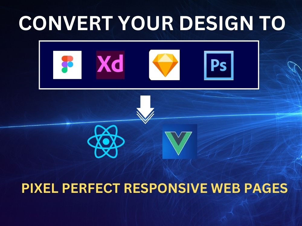 React Developer Figma To React Front End Developer Vue Js Upwork