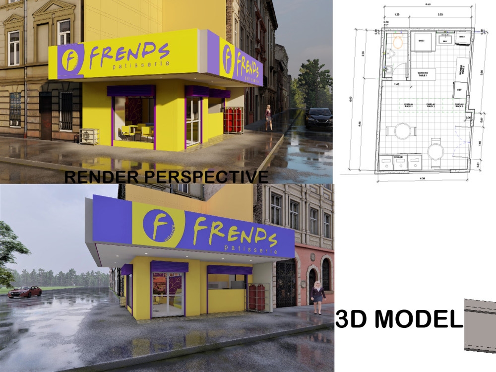 A Unique and Detail 3D Model and 3D render of a Residential Building | Upwork