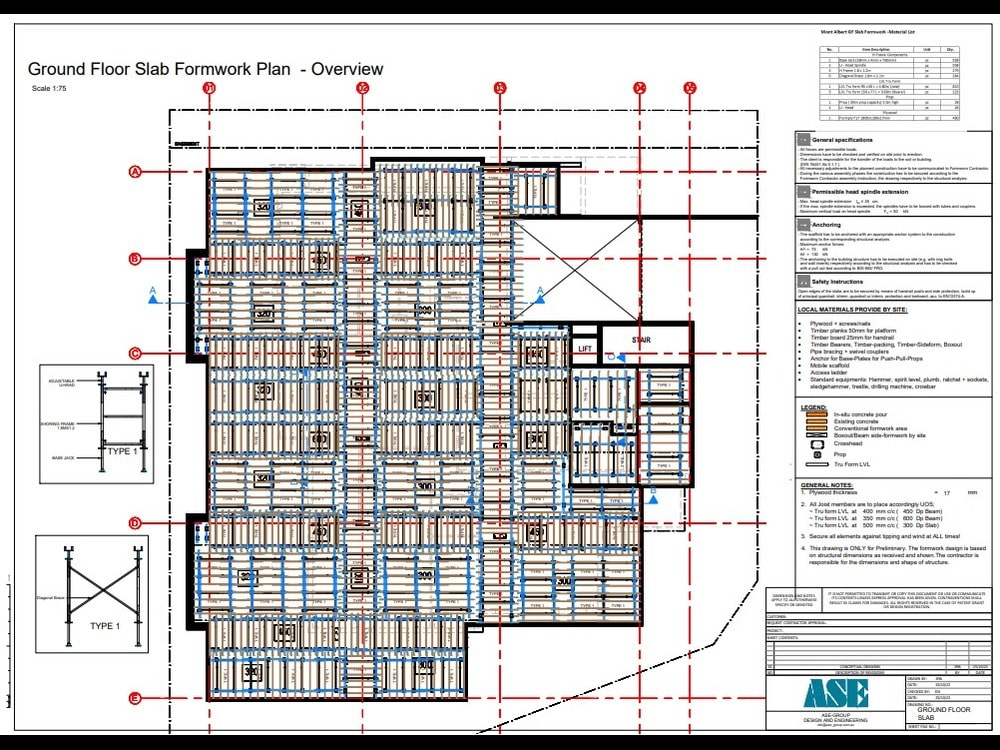 A detailed and safe formwork / scaffolding design | Upwork