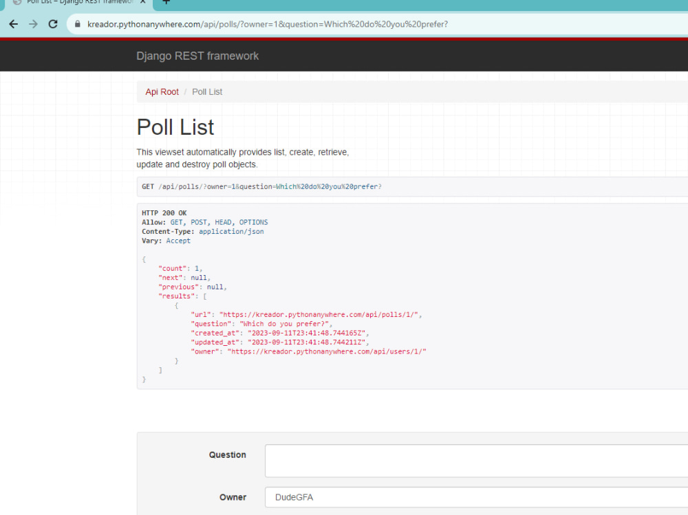 Backend for social networking site | Django | Python | Upwork
