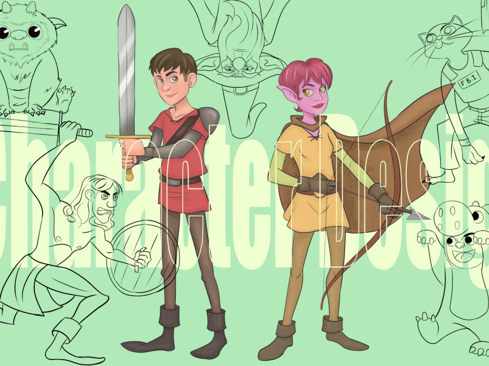 Character design for your projects | Upwork